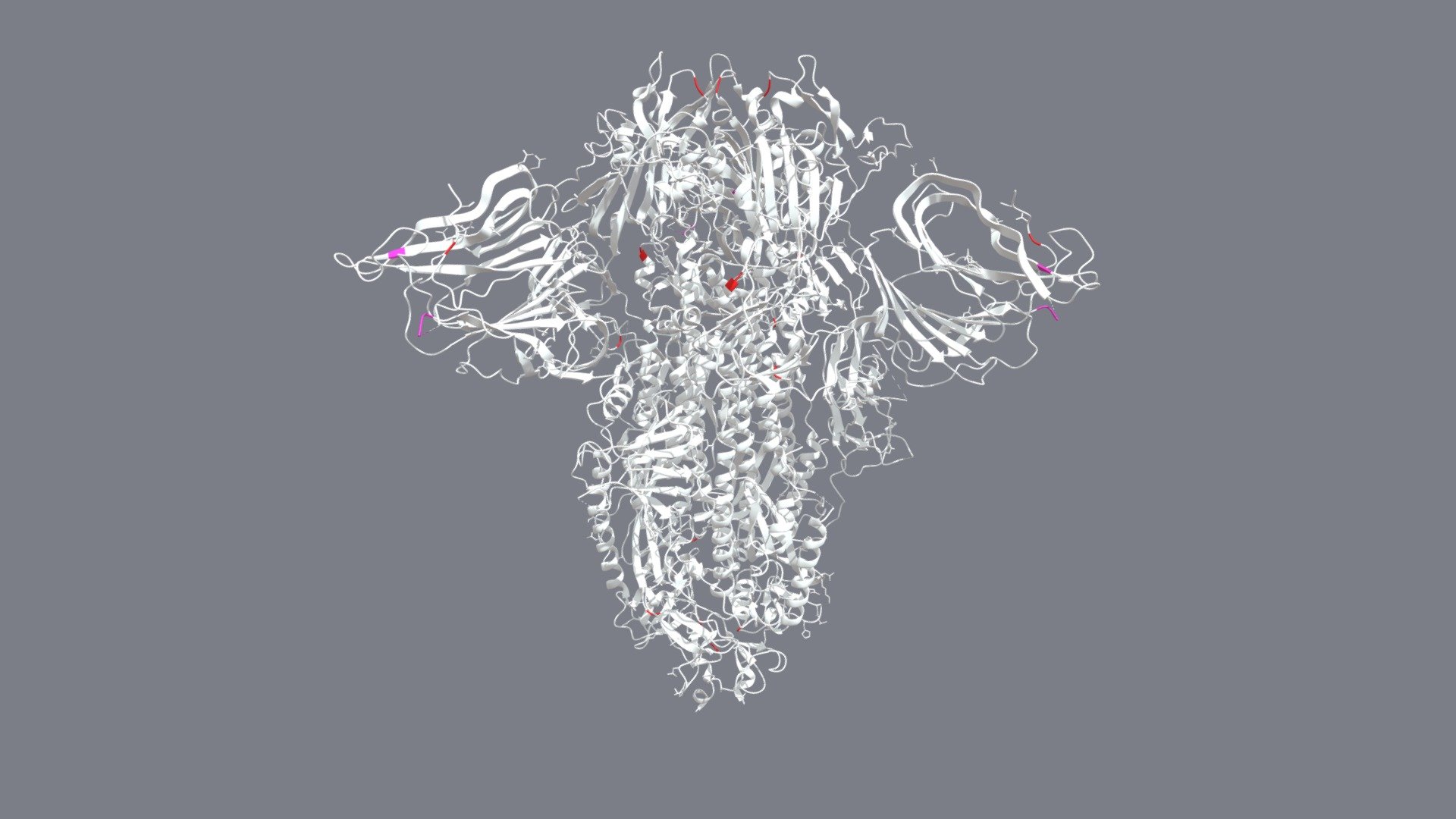 Covid-19 Spike Protein with Alpha (UK) mutations - Download Free 3D ...