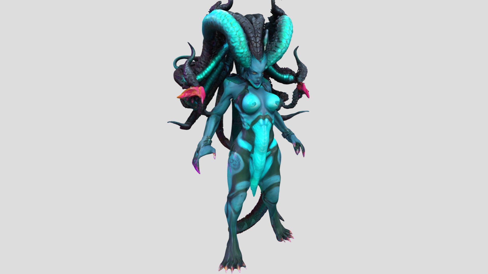 Vrakka Coilborn - medusa - Download Free 3D model by Brian Trepanier (@CMBC) [4128f87] - Sketchfab