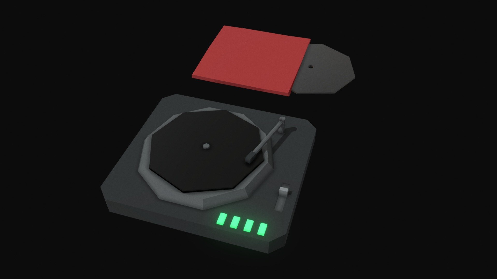 Vinyl + Player Low Poly - Buy Royalty Free 3D model by Bundem Games ...
