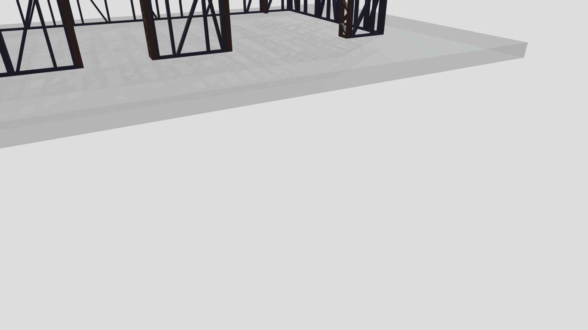 Lightweight steel structure extension - 3D model by UnicRotarex ...