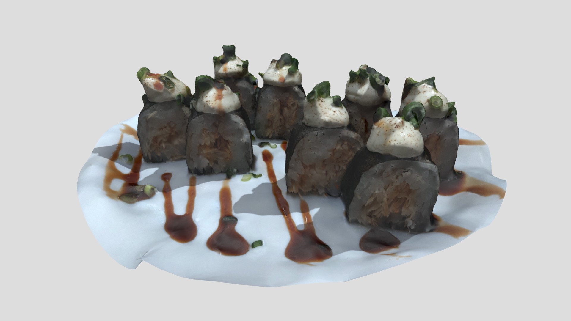 Sushi Hossomaki - Download Free 3D model by RomanSn [412adf4] - Sketchfab