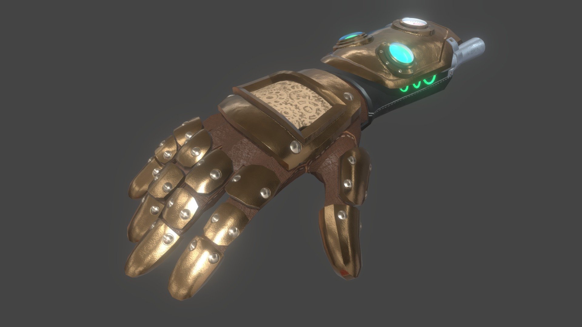 Steam Gauntlet - 3D model by Jordan Little (@JordieLitt) [412b362 ...