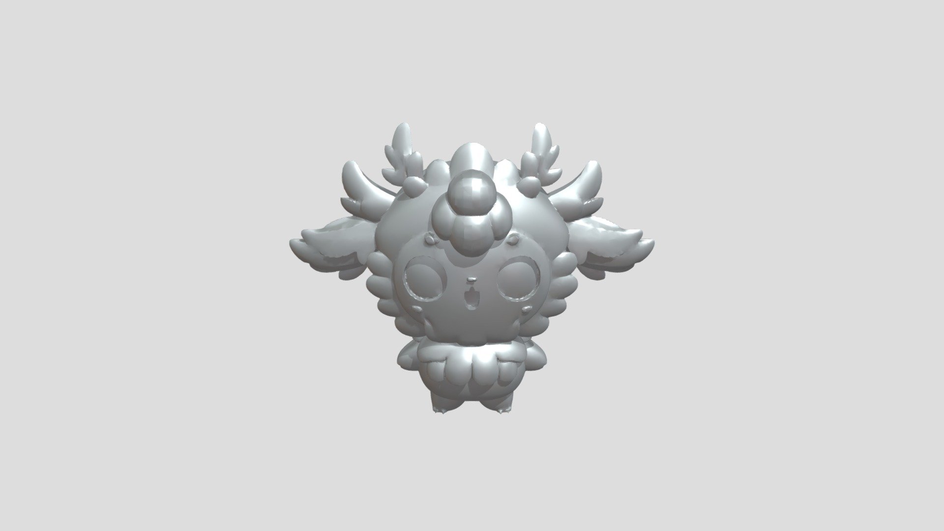 cute fluffy creature - 3D model by omardevxme1 [412cc65] - Sketchfab