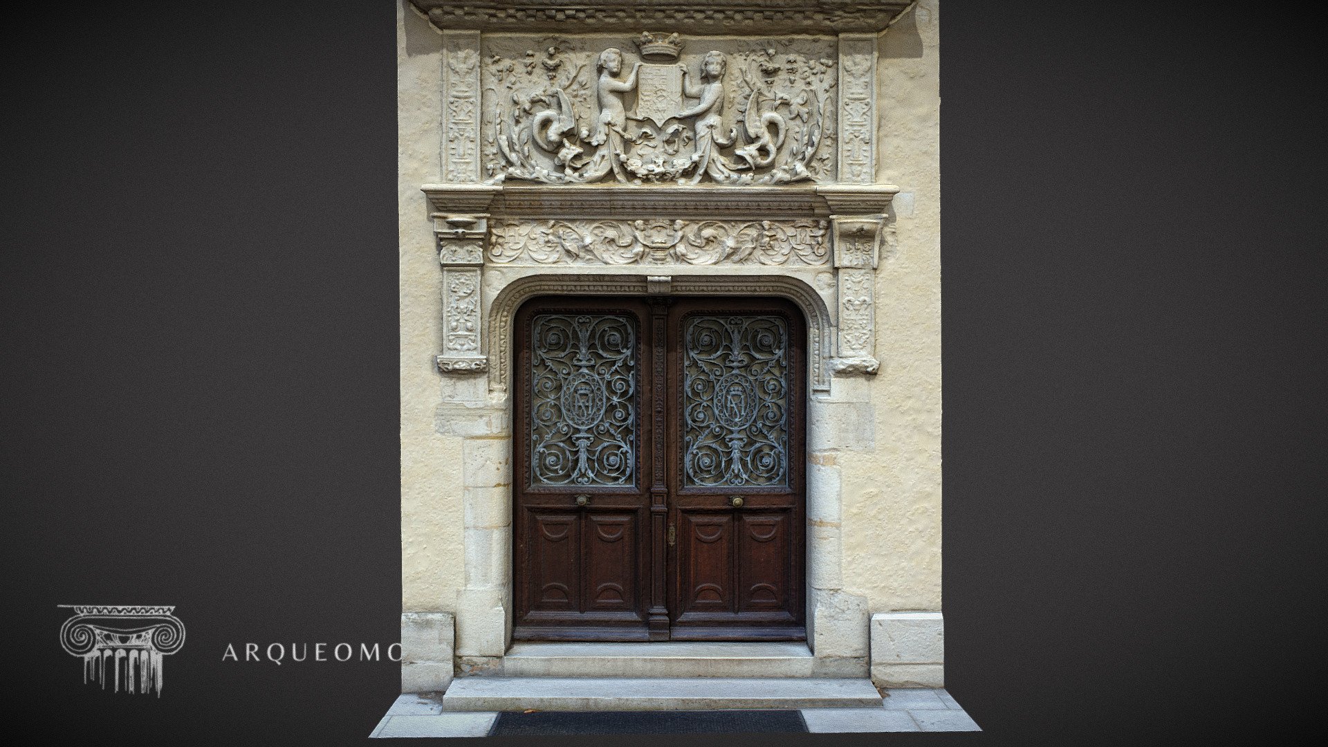 Puerta en el Castillo de PAU | PAU (FRANCE) - Buy Royalty Free 3D model ...