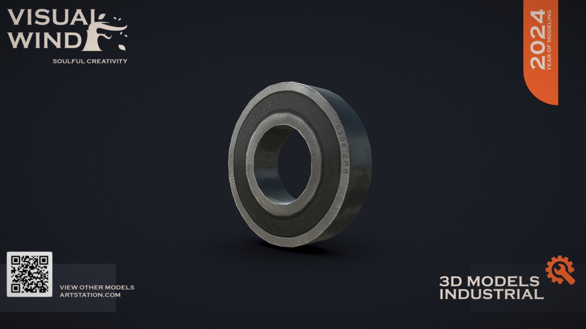 Bearing 3d model - 3D model by Visual Wind 3D (@visual_wind_3d ...