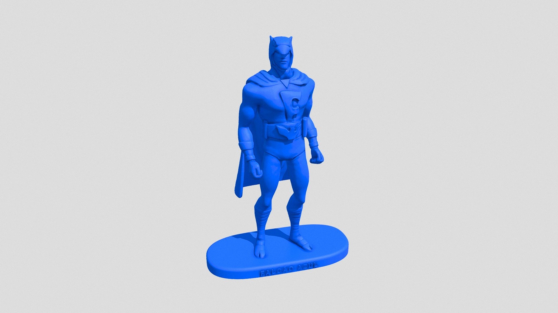 #075 - Falcão Azul - 3D model by 3DCraft (@insta3dcraft) [412fd65 ...