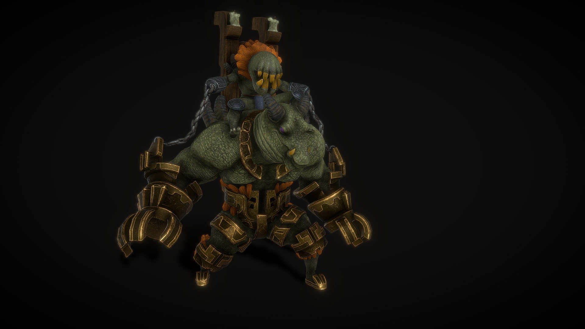 Game character_ Artstation Challenge - 3D model by Deepak_Sharma ...