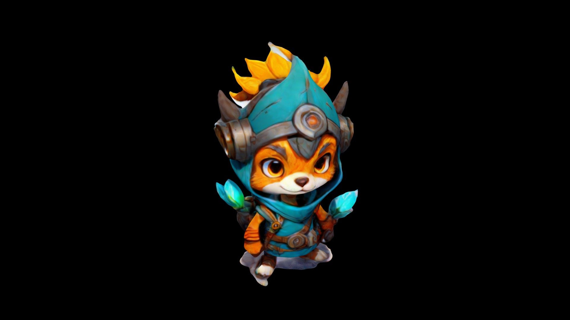 a fox dressed as a space explorer the fox is wea - Download Free 3D ...