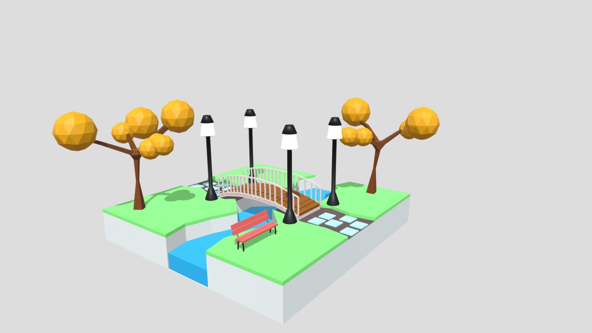 natural park - Download Free 3D model by MorWit1 [4130f01] - Sketchfab