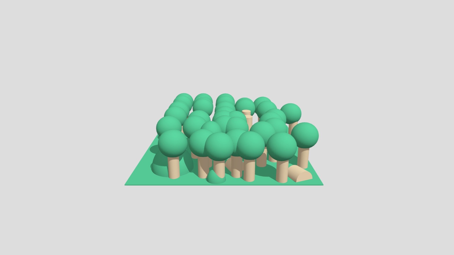 Mini Forest - Download Free 3D model by Boboa [4130fd0] - Sketchfab