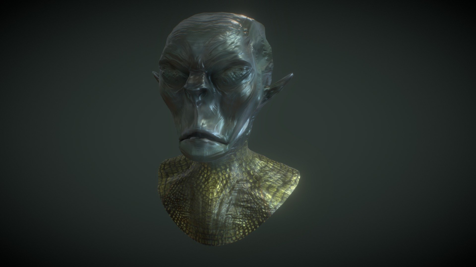 Alien Personaje - 3D model by giulianaper27 [4131034] - Sketchfab