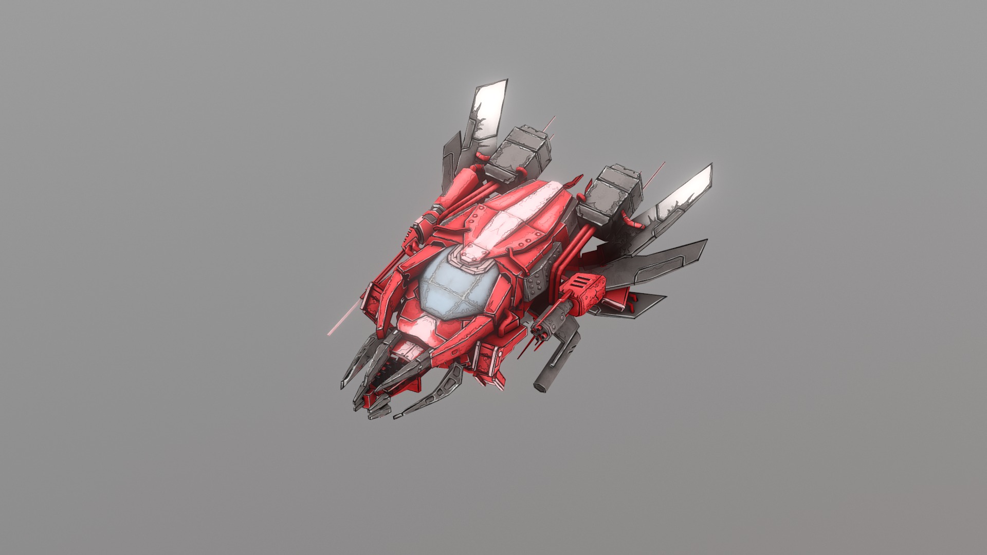Valkyrie "Red Hawk" - 3D model by Ejaw [4131cc5] - Sketchfab
