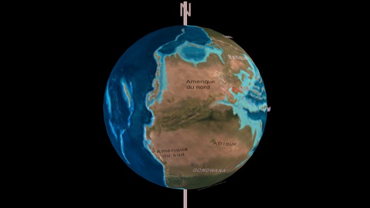 Paleogeography 3D models - Sketchfab