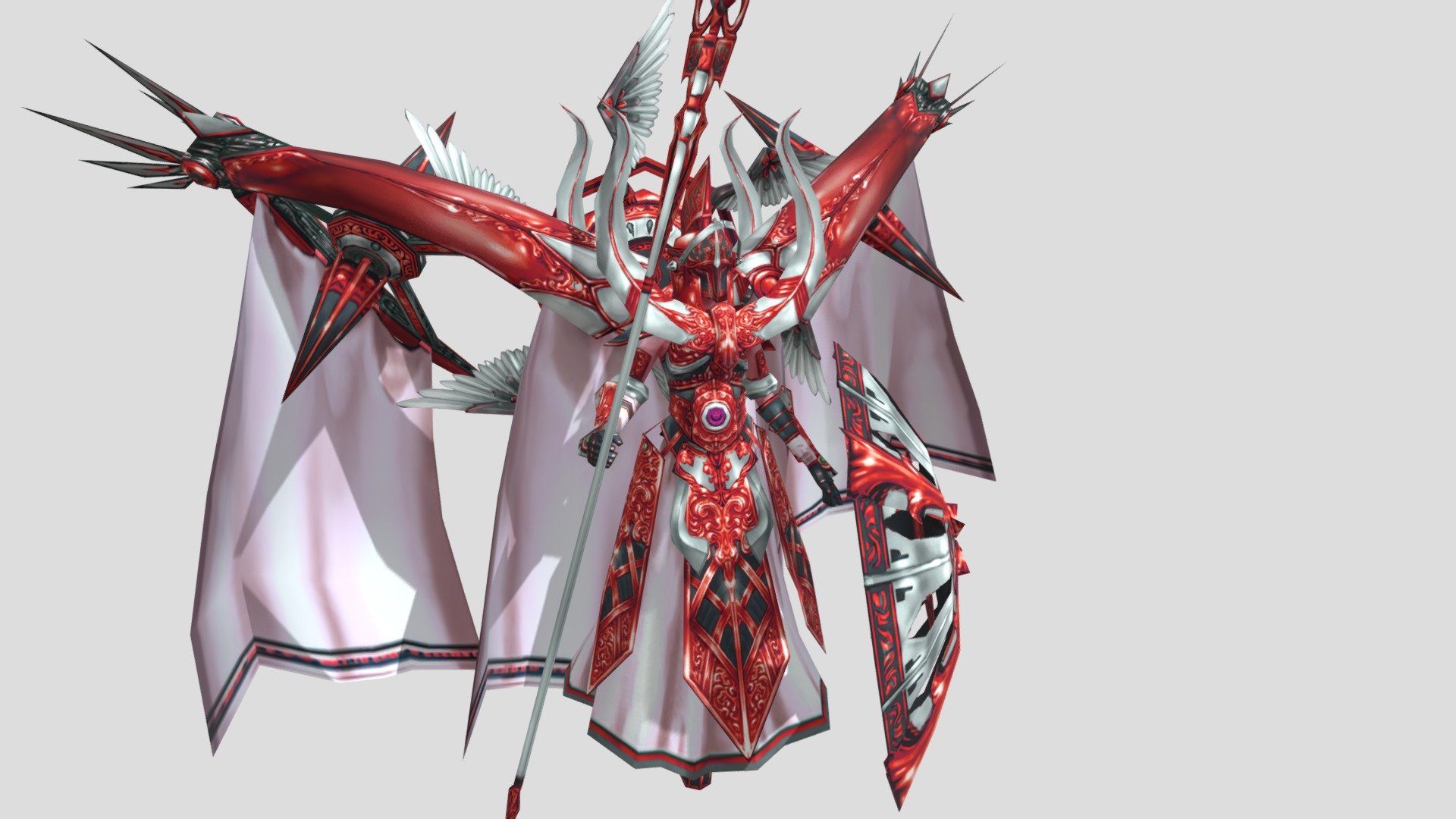 Minerva - Red - Crisis Core - Download Free 3D model by ...