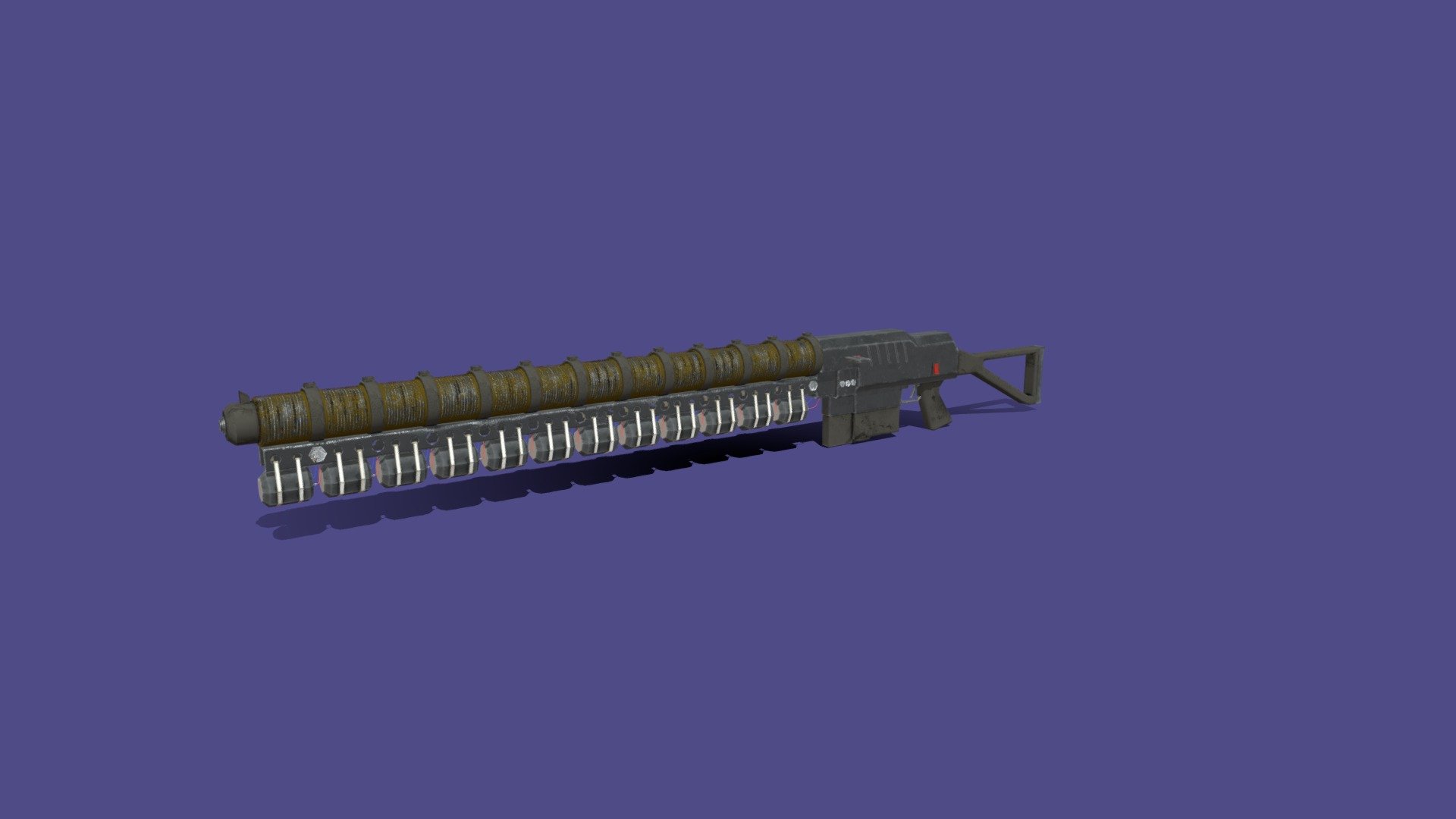 Gauss Weapon(Gun) Low Poly Game Ready - Download Free 3D model by ...
