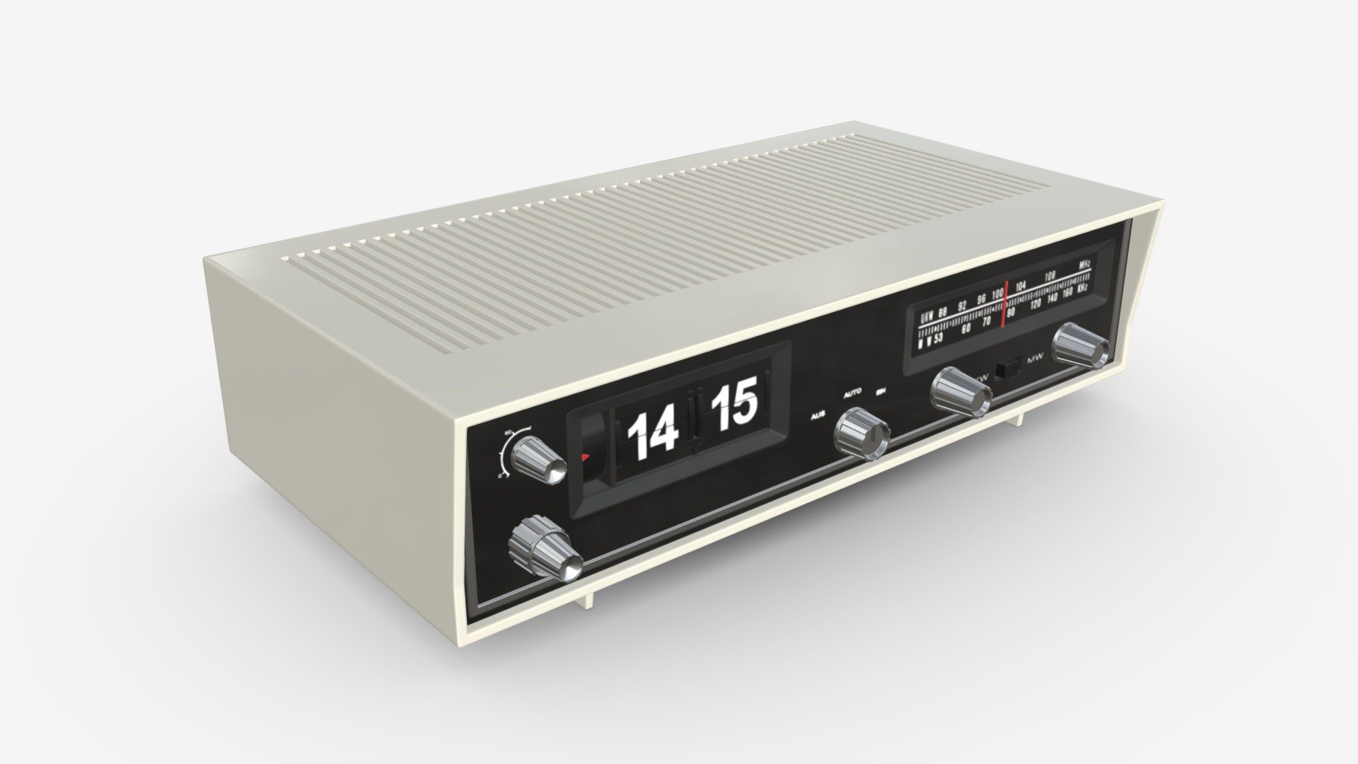 Radio alarm clock - Buy Royalty Free 3D model by HQ3DMOD (@AivisAstics ...