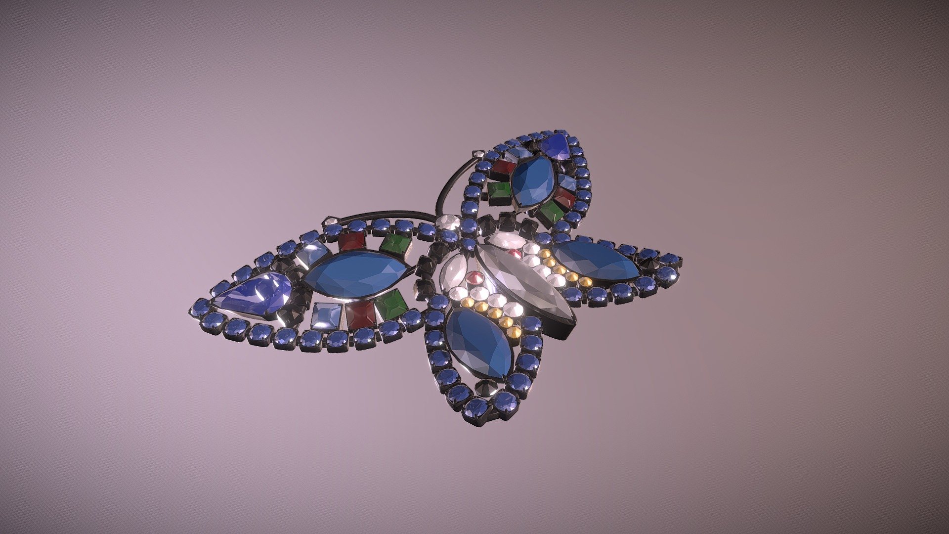 01-brooch - 3D model by KrisLv (@lvyuan) [41390a9] - Sketchfab