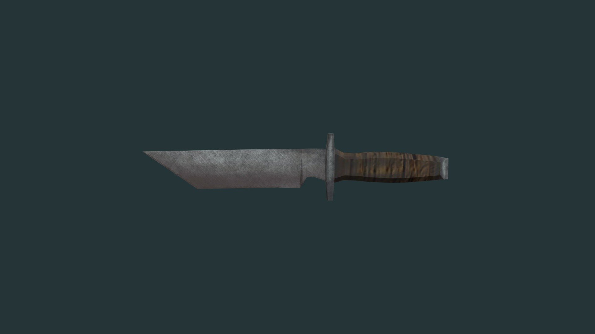 PSX/PS1 style dagger - 3D model by KuarkDev (@kuark_dev) [413b062 ...