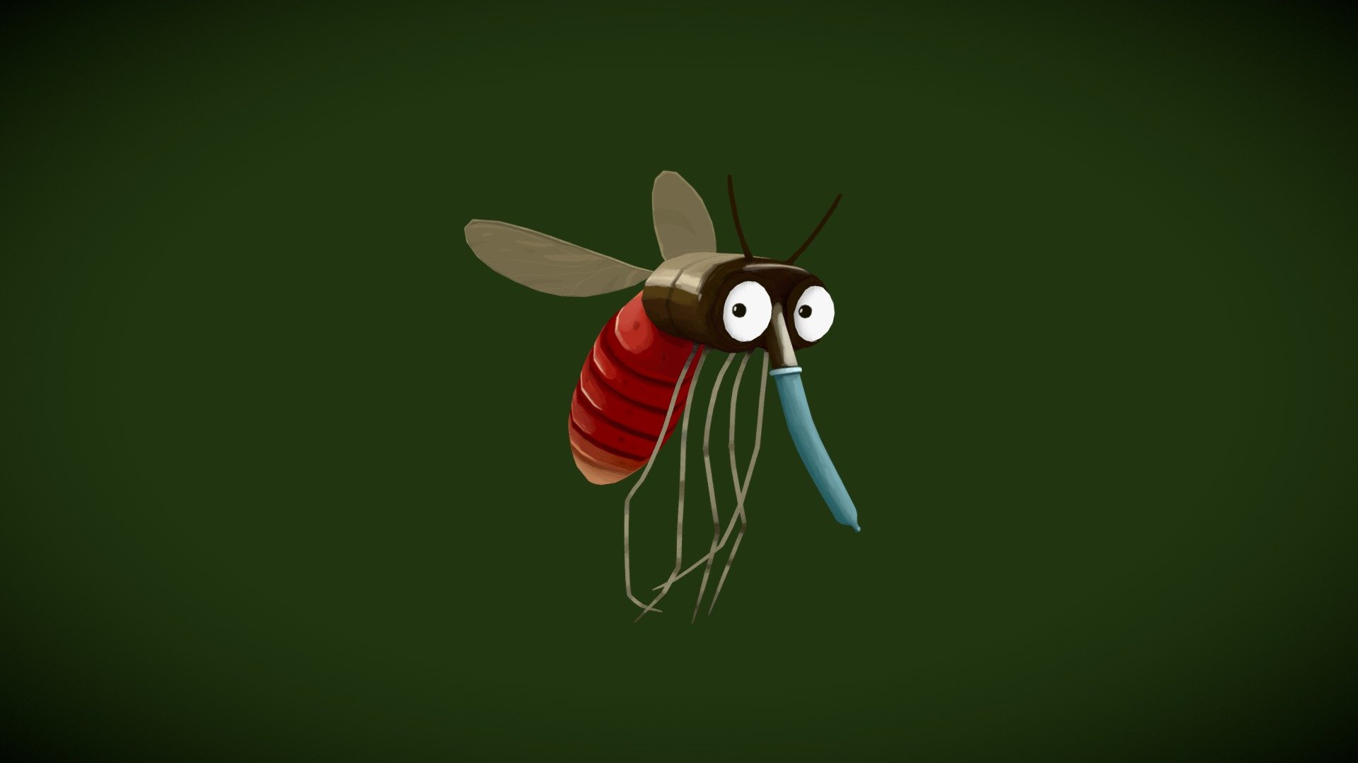 Mosquito stylized - 3D model by rotg20 [413baa9] - Sketchfab