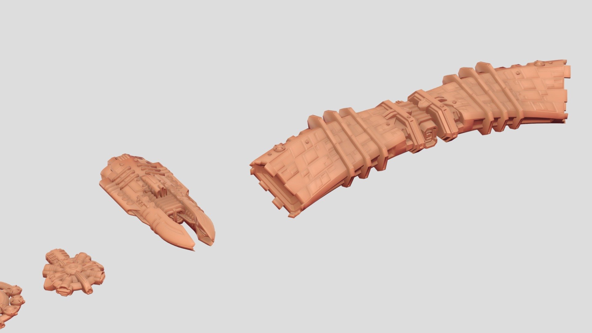 karkan fleet - 3D model by Renham - Camilo Rojas (@renham) [413cc74 ...