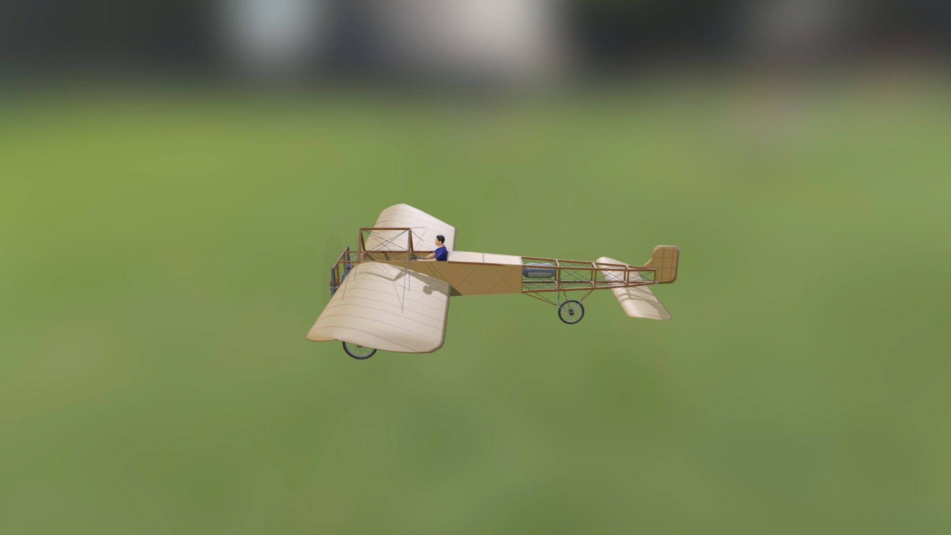 Bleriot XI - Download Free 3D model by manilov.ap [413d197] - Sketchfab