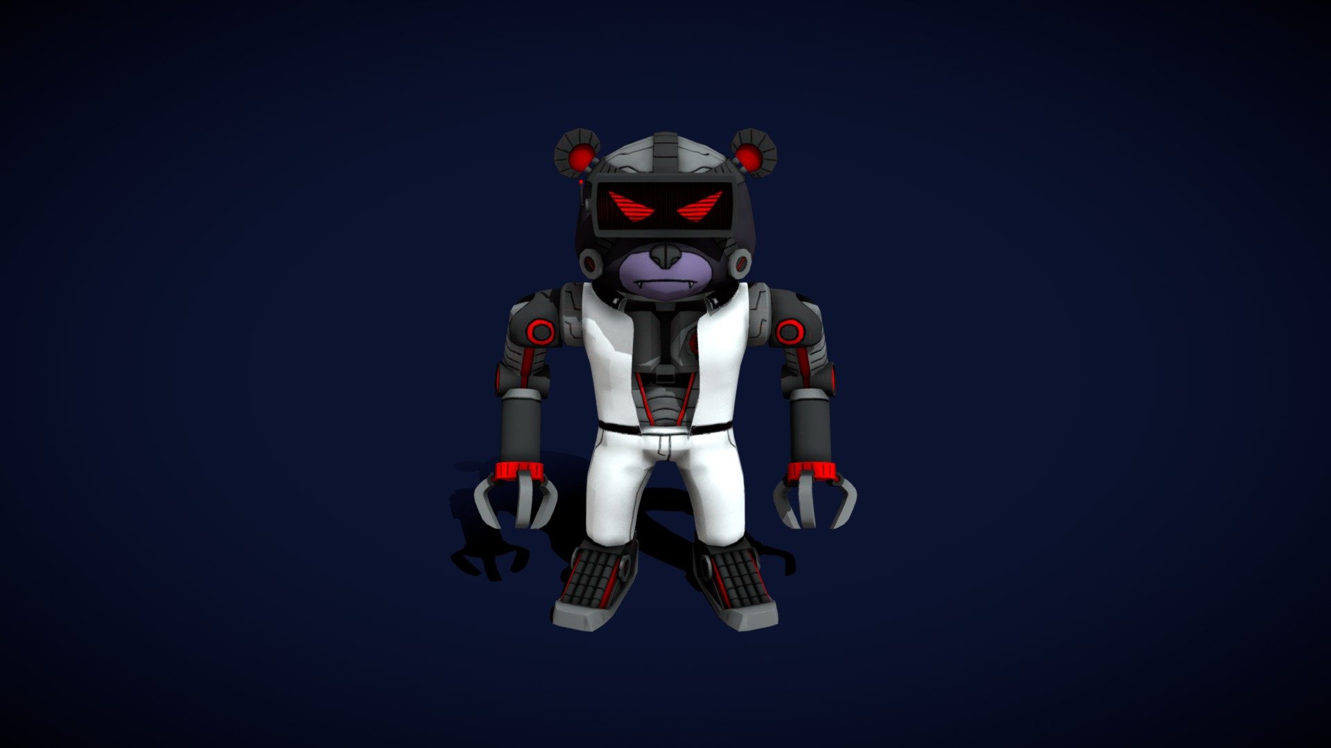 Bear Boss Roar - 3D model by Kaiyo Lim Hong Ru (@kaiyo_lim) [413d722 ...