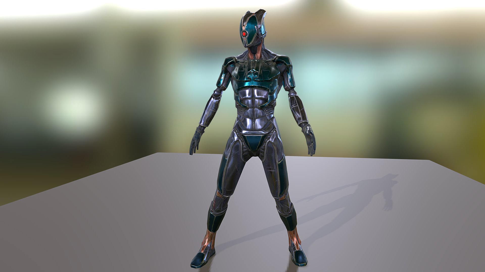 cyborg_01 - 3D model by tetomir [413de15] - Sketchfab