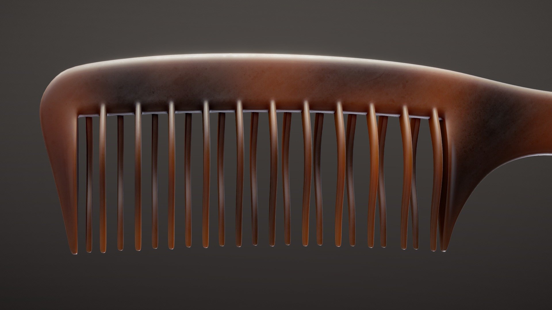 Wide Tooth Comb - Buy Royalty Free 3D model by romullus [413de46 ...