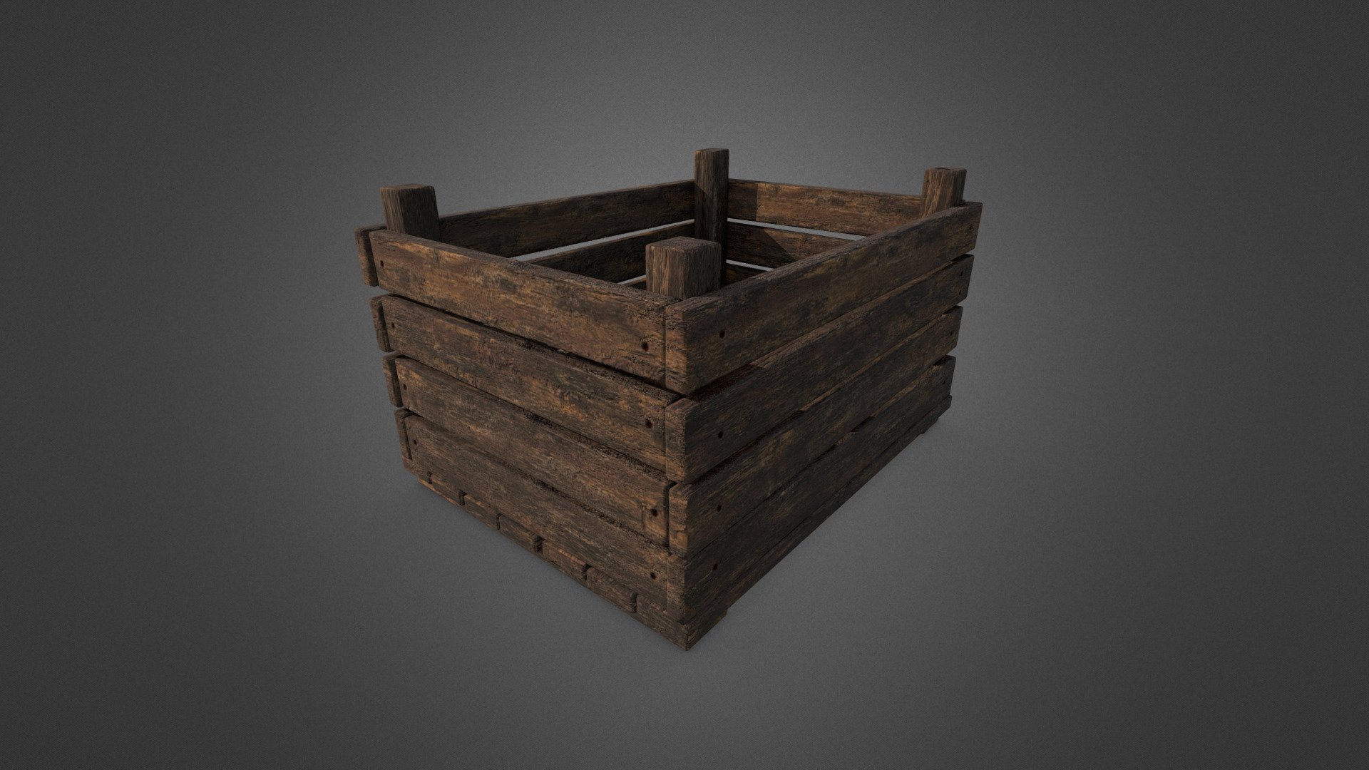 Old Wooden Box - 3D model by fuadkarim (@fuadkerimov411) [413e64e ...