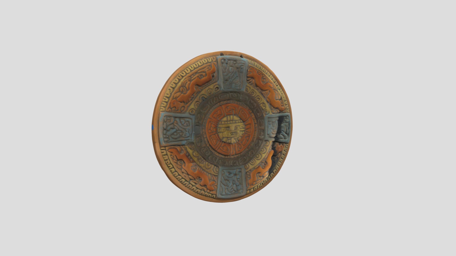 Mayan calendar - 3D model by Aberdeen City Libraries ...