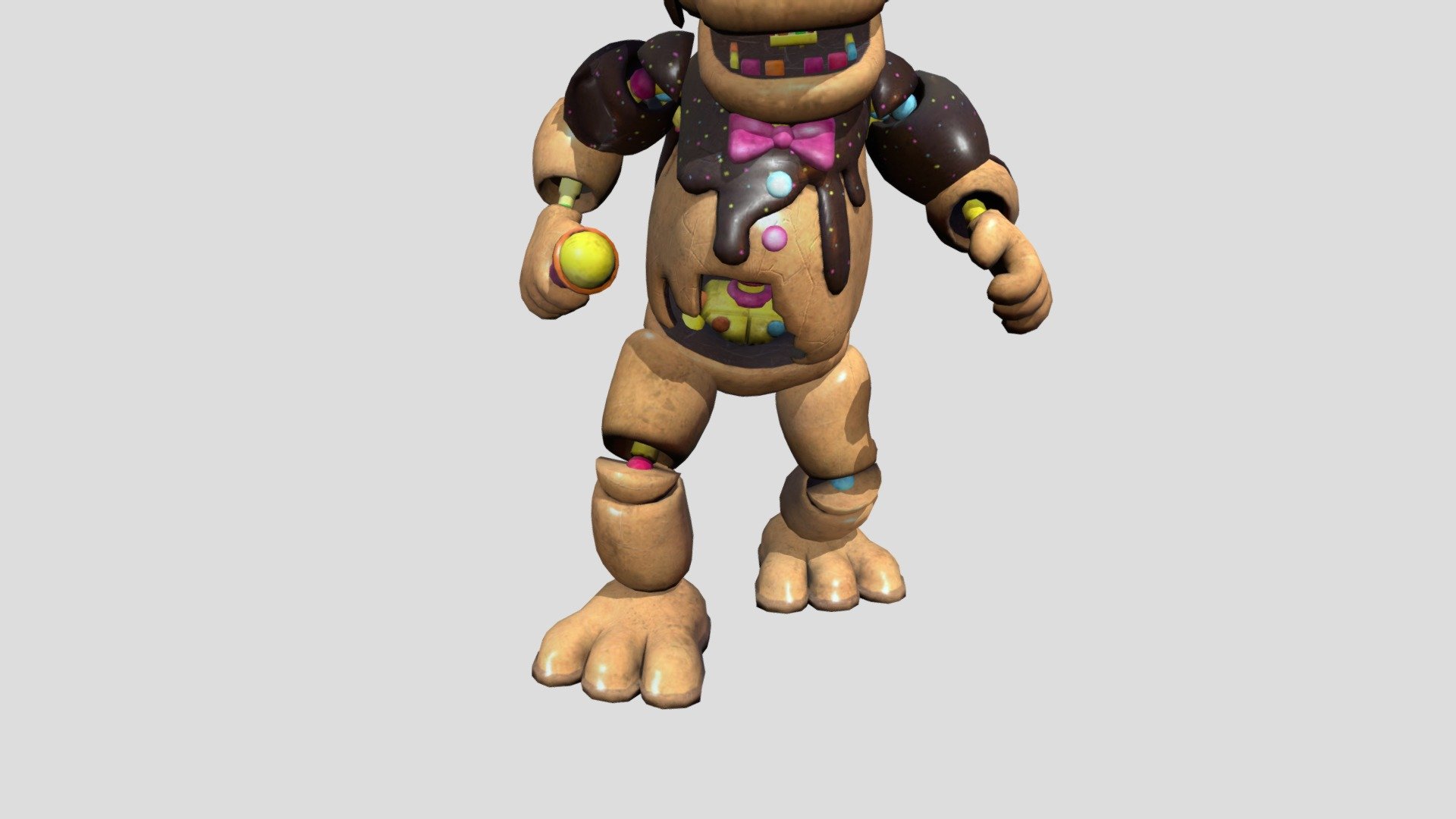 chocolate Freddy - Download Free 3D model by TheLJ3X (@Lesha_J3X ...