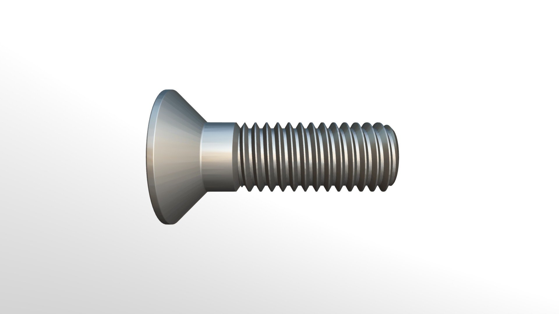 Allen BOLT hexagon socket countersunk head screw - 3D model by zhenkunmach [4140aaa] - Sketchfab