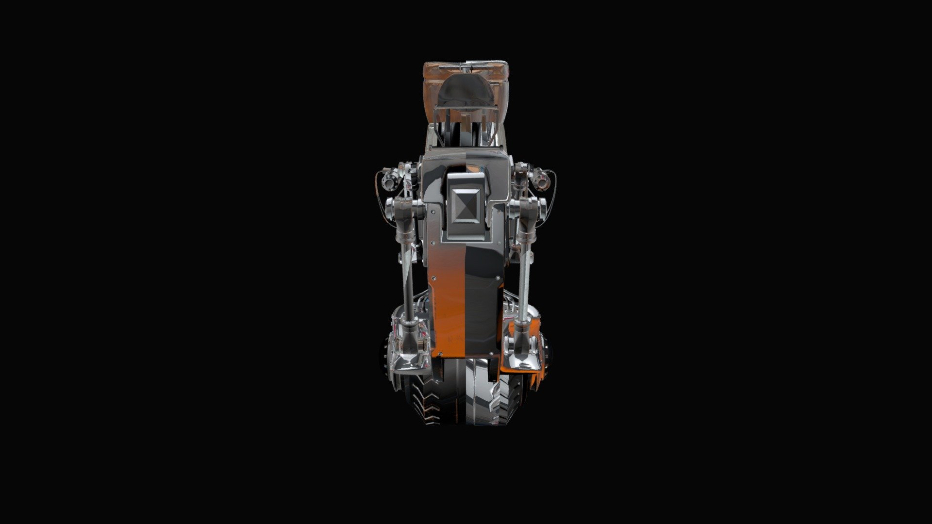 one wheeled sci fi vehicle - 3D model by Darling Naresh ...