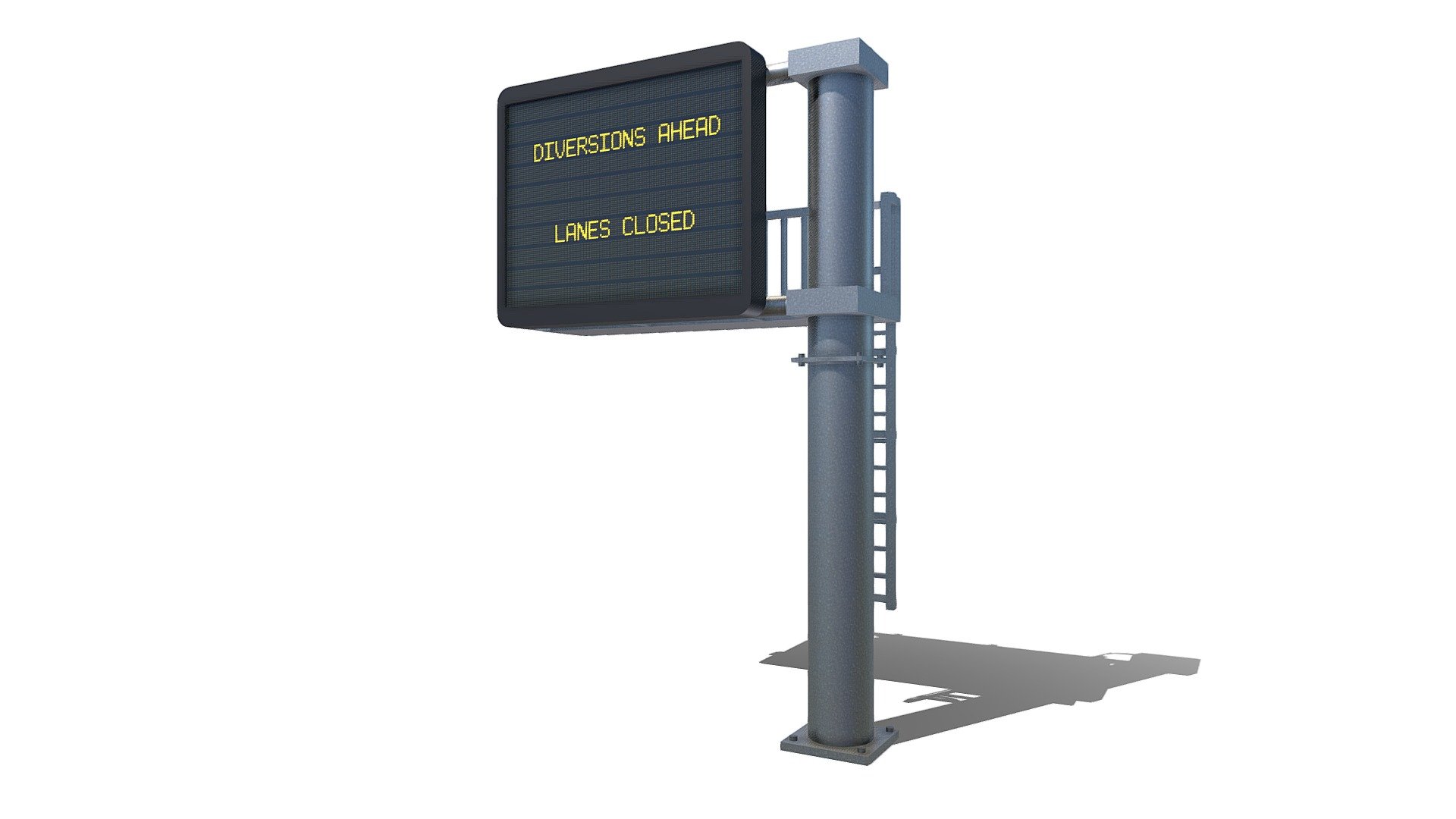 Highway / Interstate / Freeway / Motorway Sign - Buy Royalty Free 3D ...