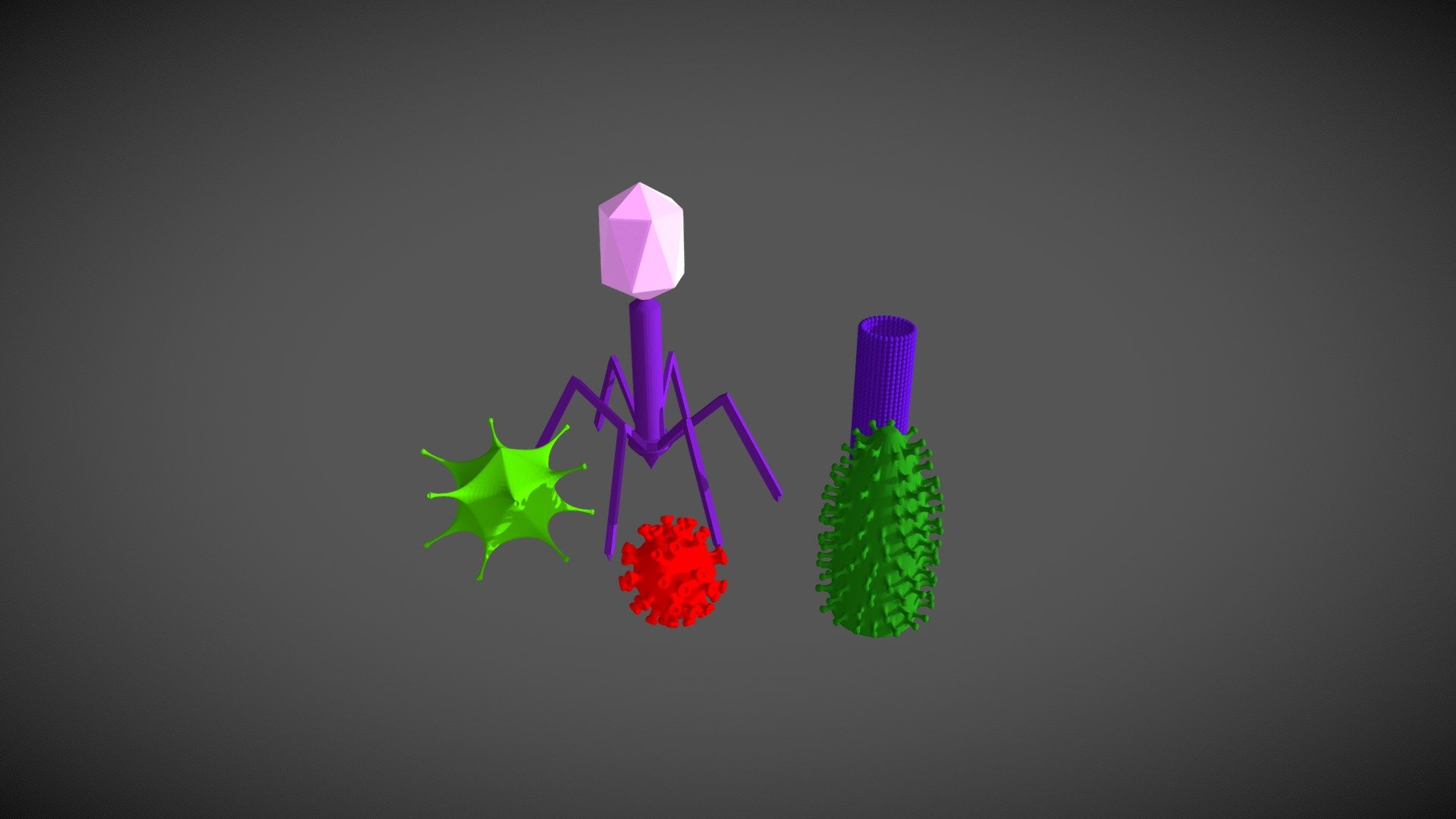 viruses - Download Free 3D model by FatWasHere (@fathin880) [414418b ...