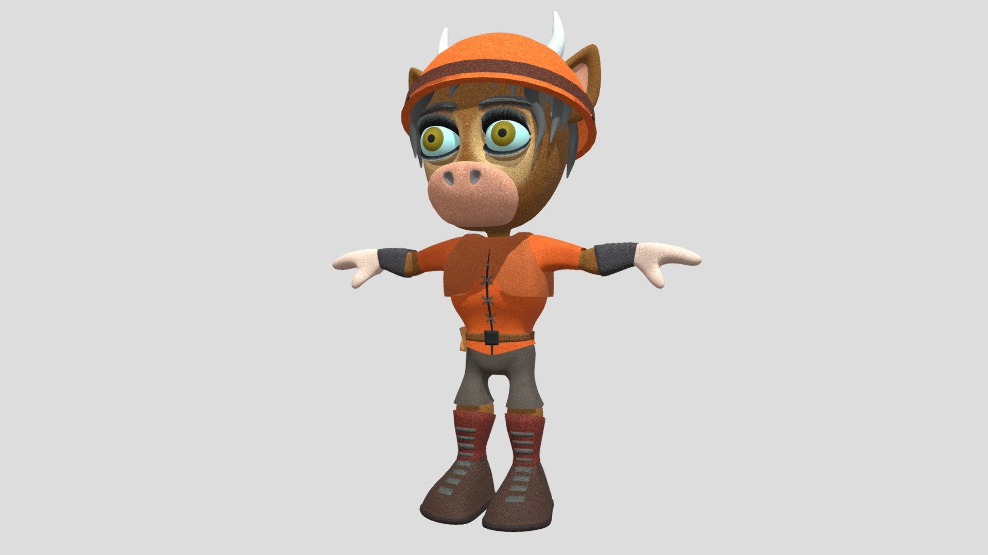 Cartoon person (#2) for game - Download Free 3D model by Mykola_Pirogov ...