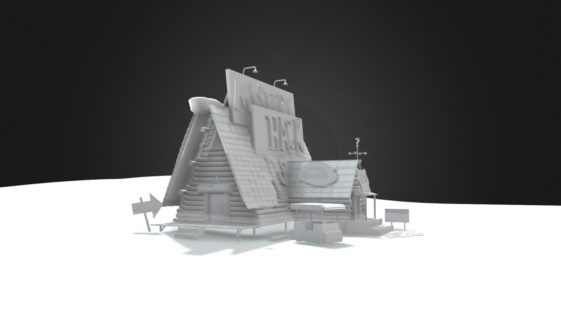 Felipe Daiha AVA3 Mystery Shack - 3D model by felipedaiha [4145981 ...