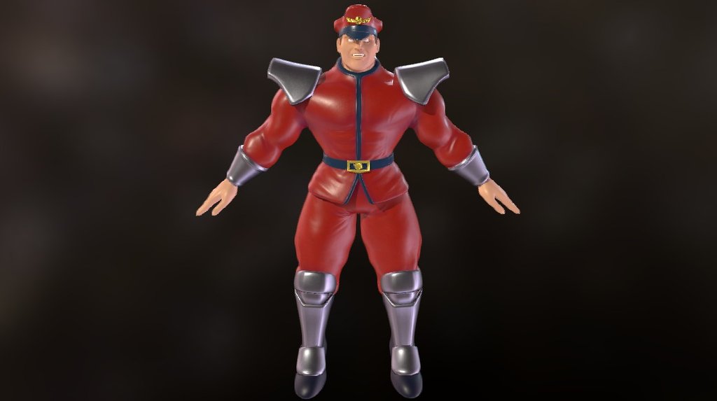 M. Bison - Street Fighter - Download Free 3D model by geir [41471b8 ...