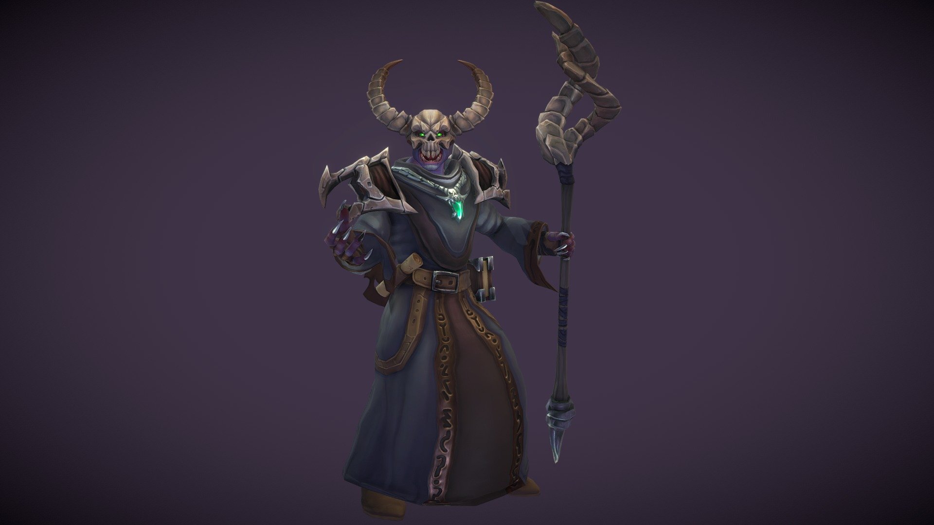 Stylized Orc Male Necromancer(Outfit) - 3D model by N-hance Studio ...