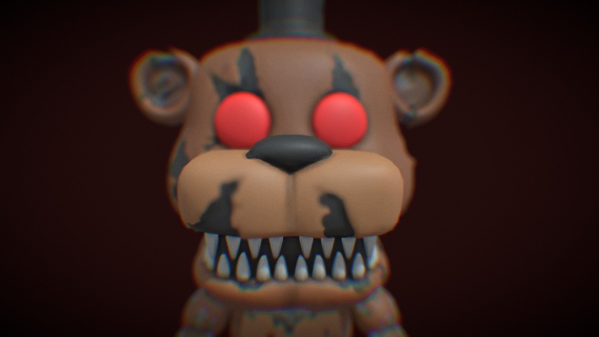 Nightmare Freddy Pop - Download Free 3D model by royalroyaltymodel112 ...