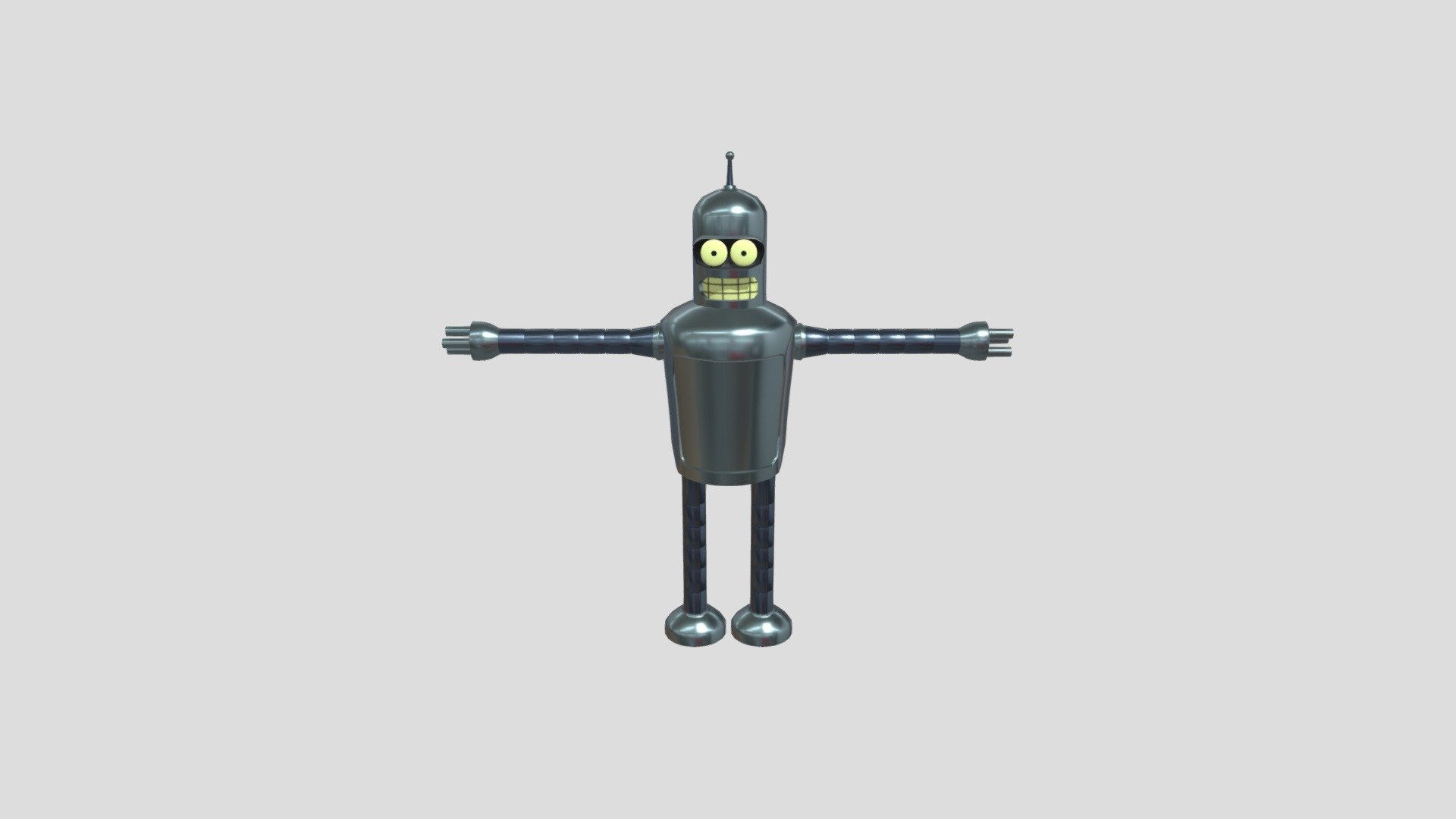 Bender from Futurama - 3D model by ivan0807000 [4149812] - Sketchfab