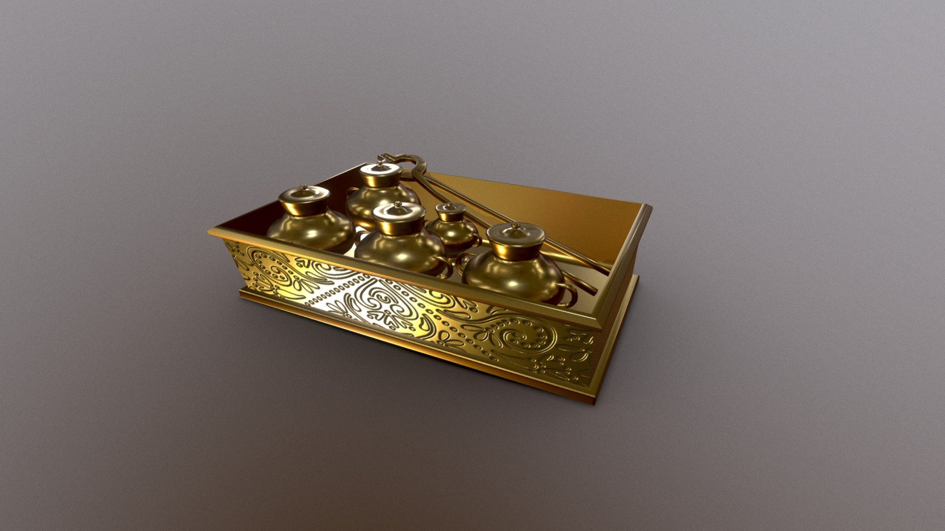 MALAY TRADITIONAL ANTIQUE TEPAK SIREH - Download Free 3D model by ...