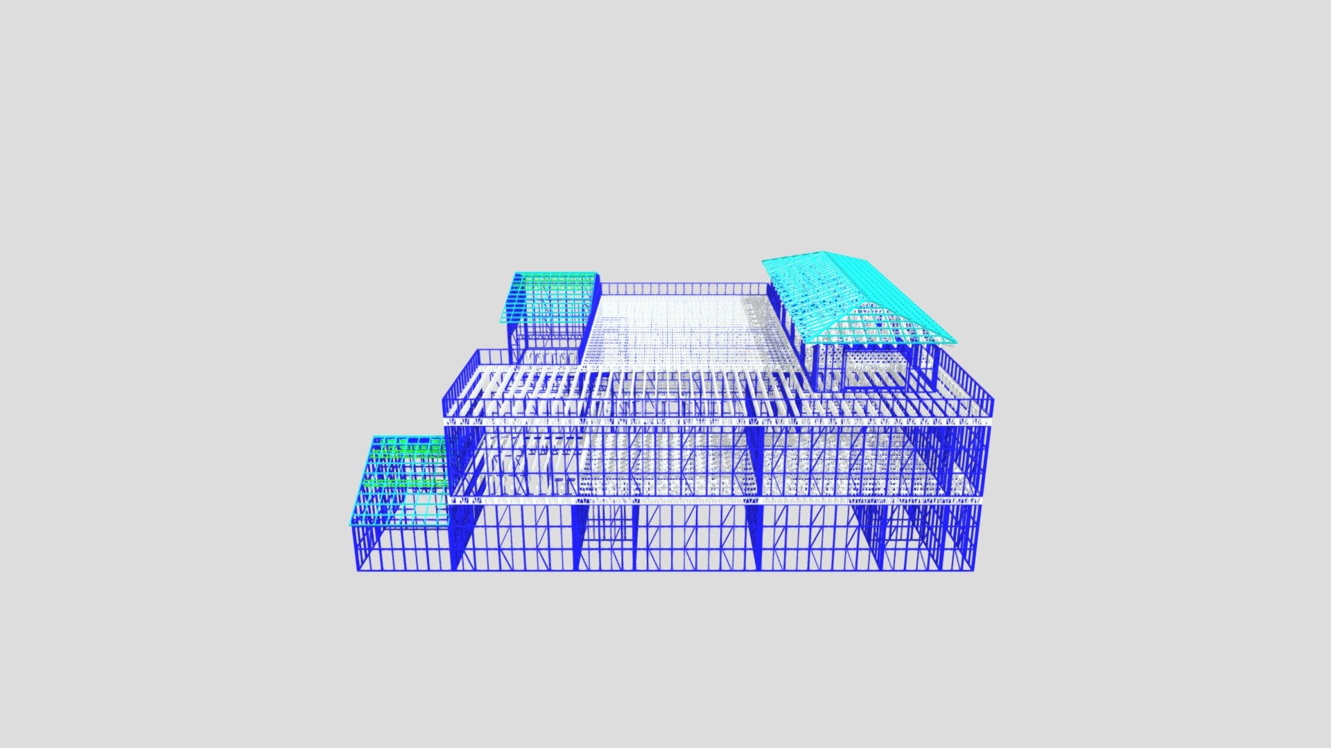 (Gudang PT.GESING Sanur) Hangar-R4 - 3D model by Dathareddy.datla ...