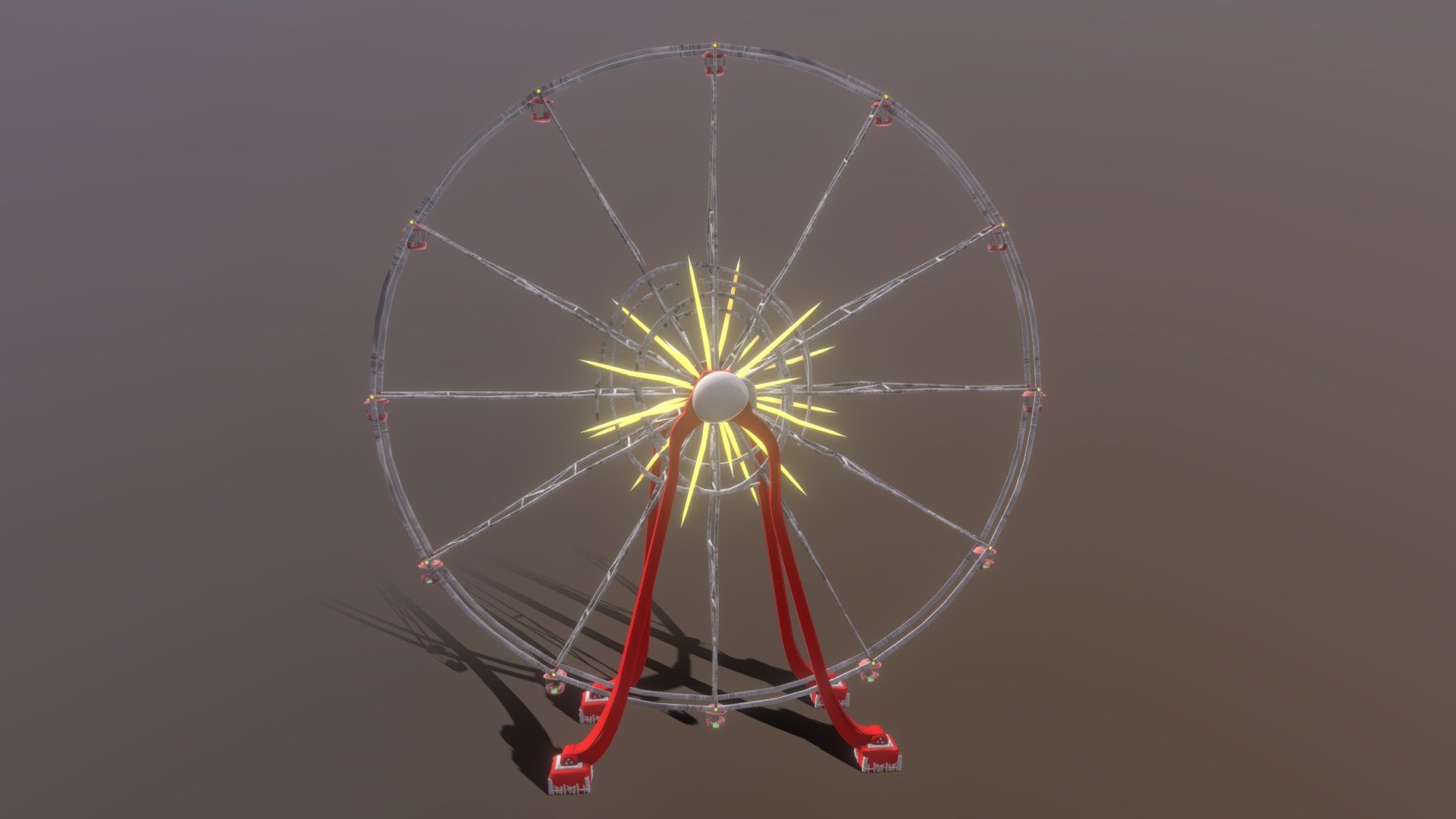 Ferris Wheel - Download Free 3D model by priselkinul [41530ad] - Sketchfab