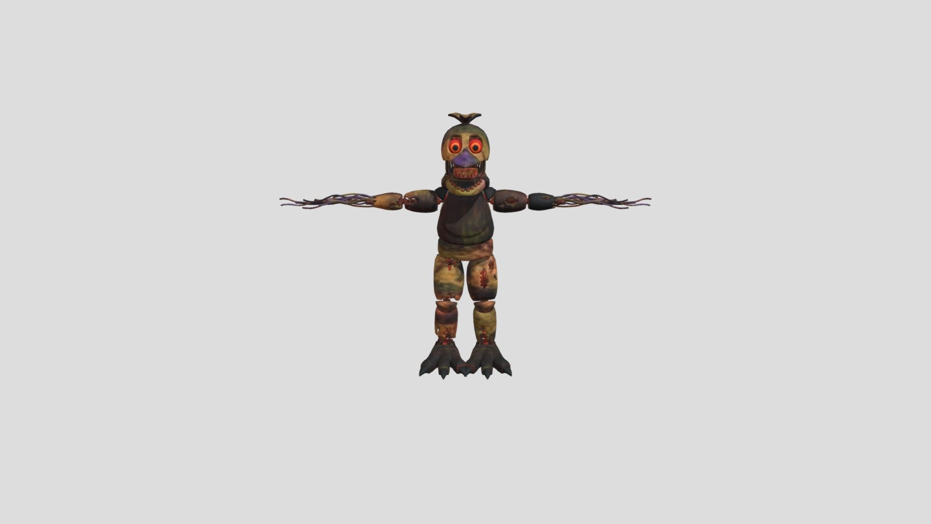 rotten crazy chica-fnaf - Download Free 3D model by fnaflova [415331a ...