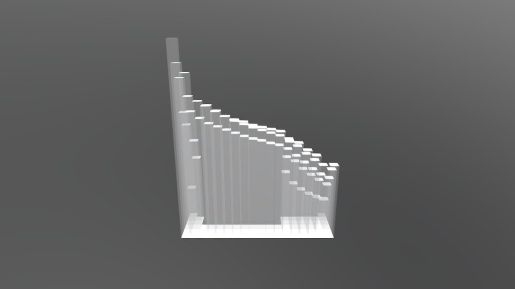 Periodic table with calculated atomic radii - Download Free 3D model by ...