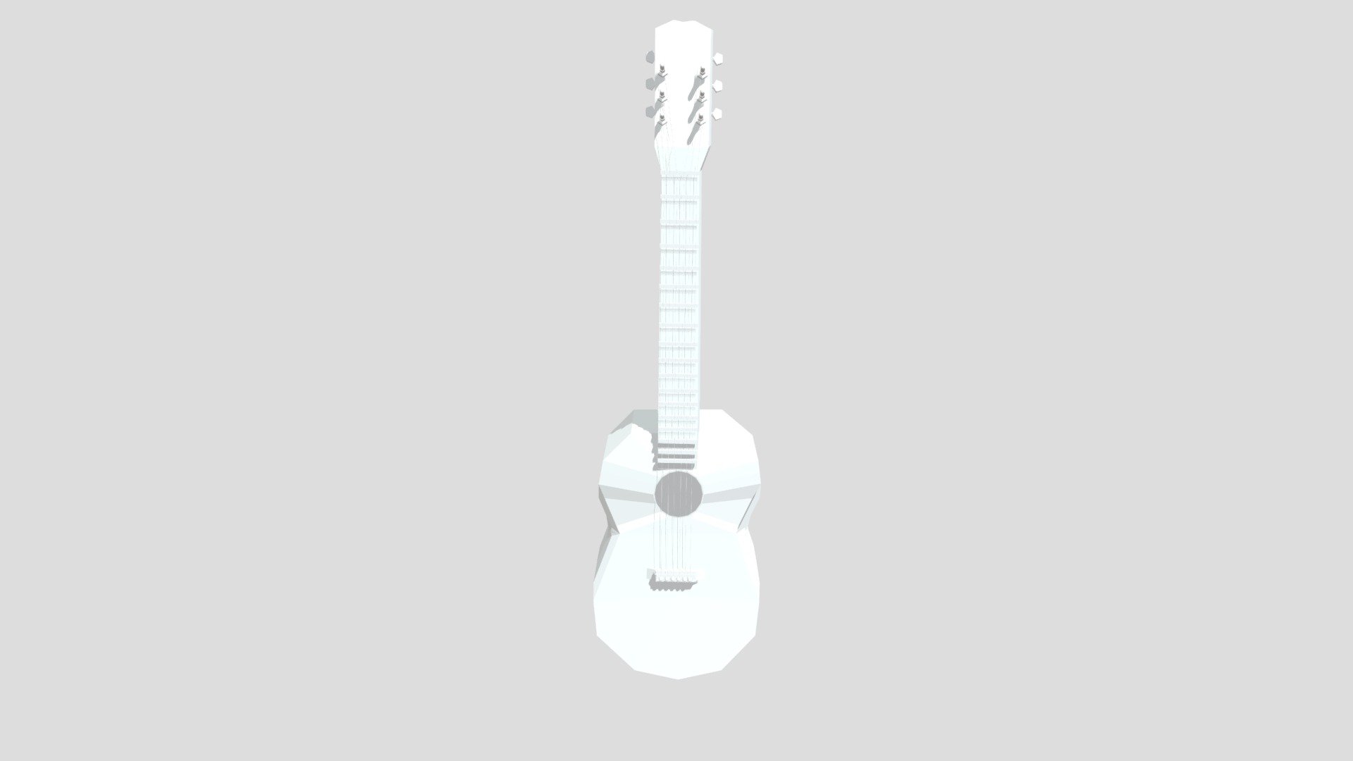 Acoustic Guitar Low Poly - Download Free 3D model by wanderjogos ...