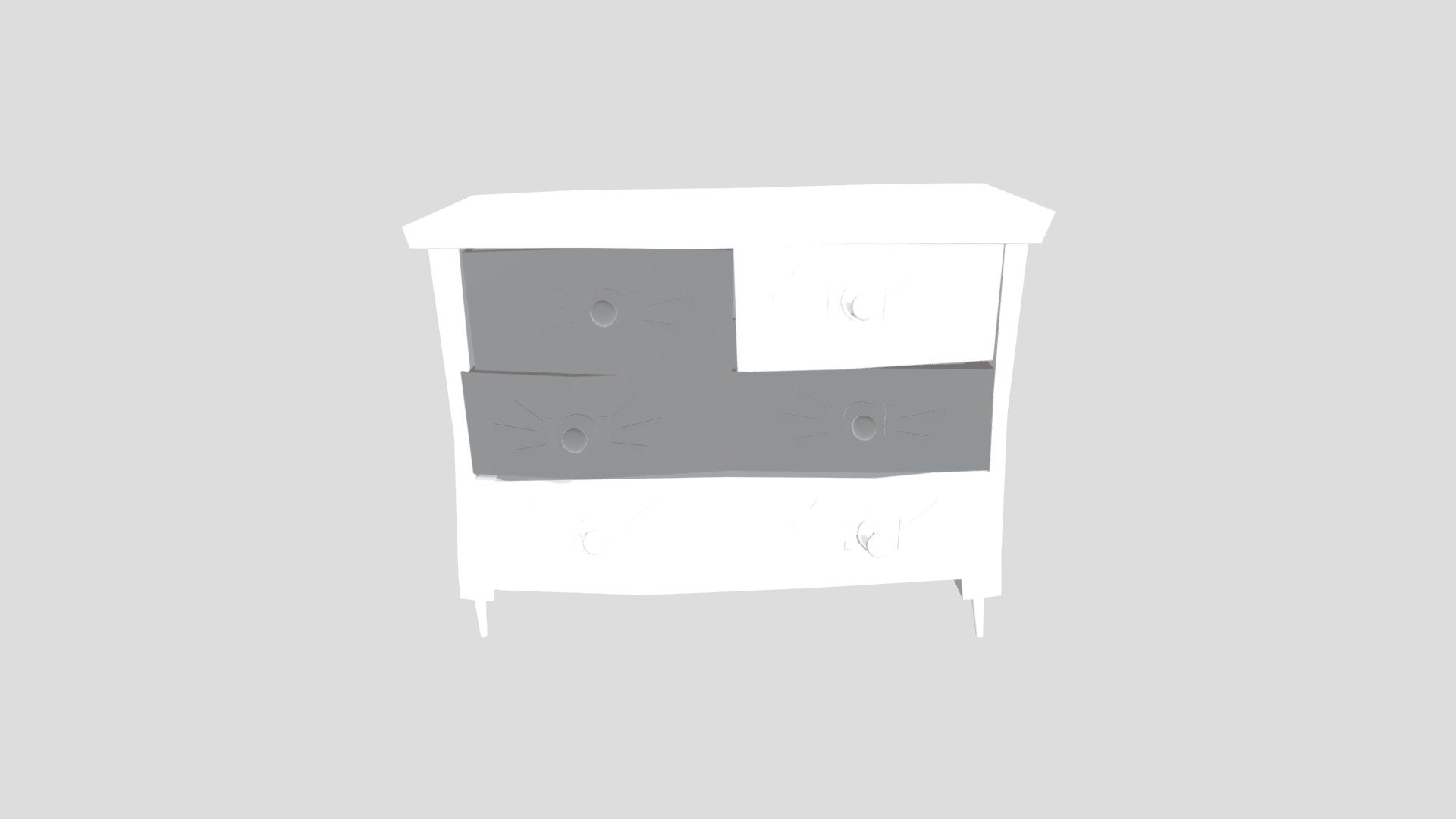 Old Art in New Art HN1 - Commode - Download Free 3D model by ...