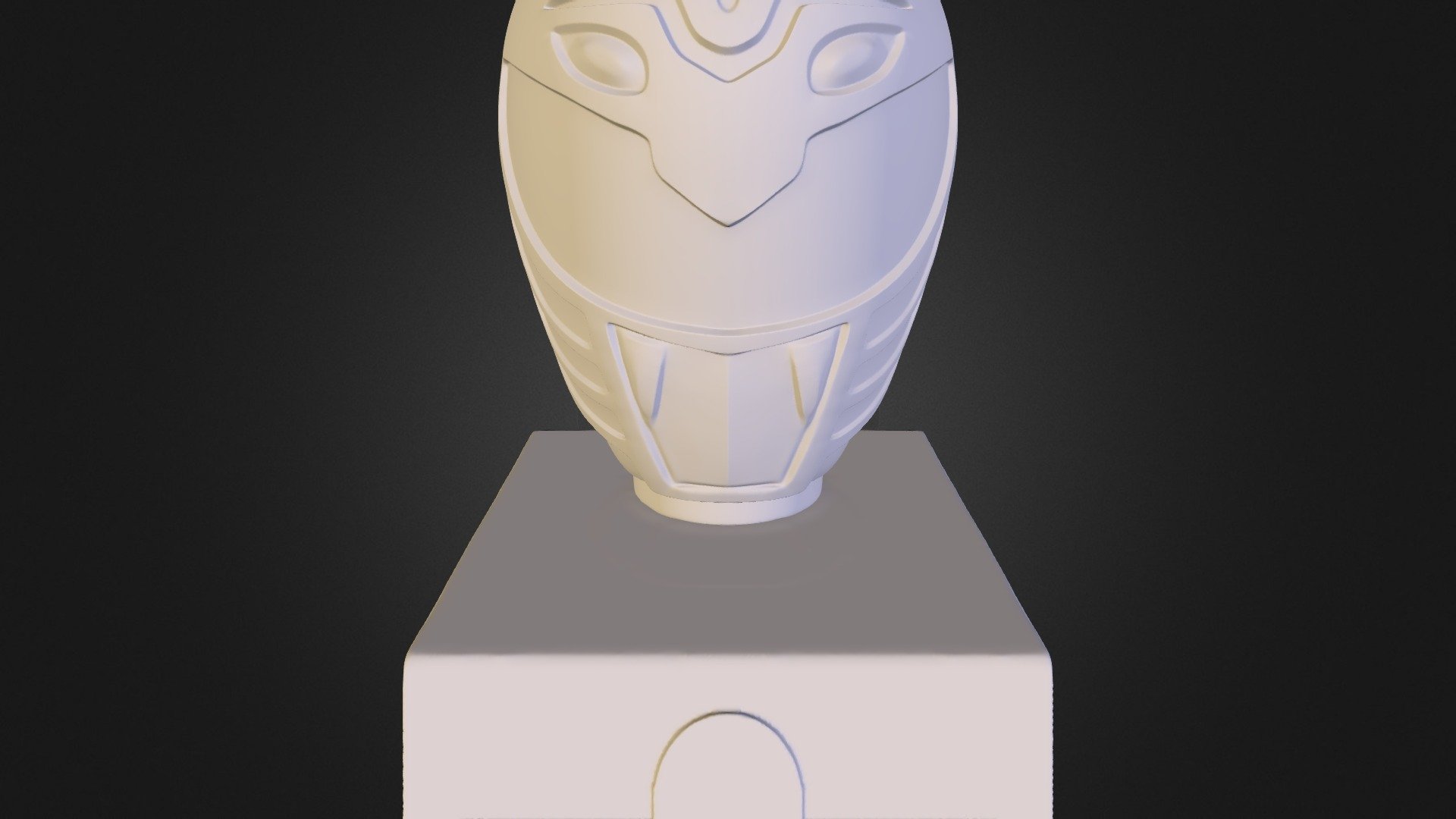 White Power Ranger Helmet - 3D model by ToxSam (@DanielGarciaAranda ...