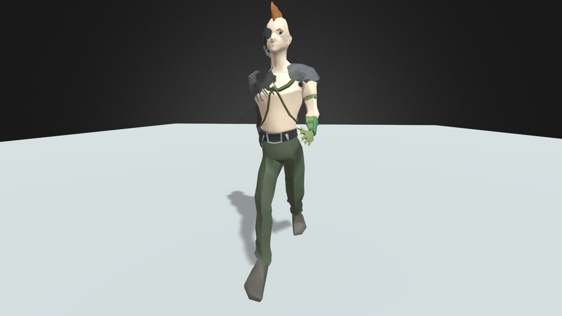 Walker Walk Cycle - 3D model by samuelrohowyj [41593e5] - Sketchfab